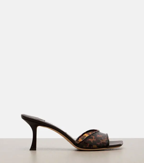 JIMMY CHOO Skye Leopard-print Tpu Mules