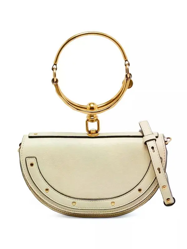 Chloé Small Nile Bracelet Leather Tote Bag - Neutrals