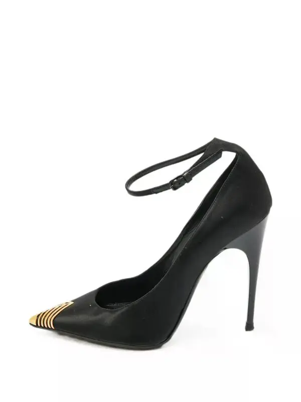 Saint Laurent Newton Metal-tip Pumps - Black