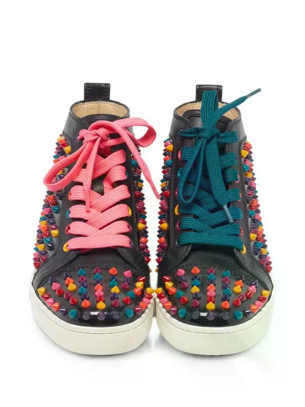 CHRISTIAN LOUBOUTIN Lou Spikes Studded Sneakers