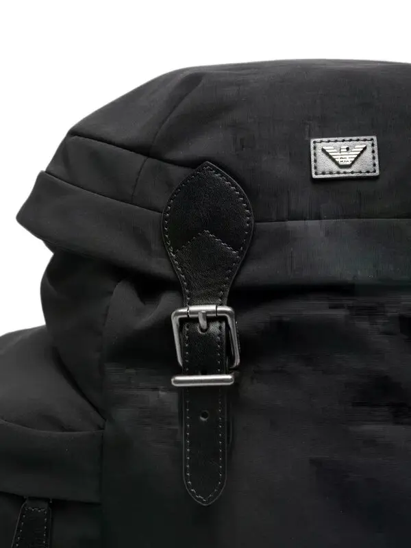 Emporio Armani Logo Plaque Backpack
