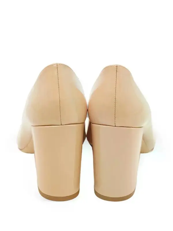STUART WEITZMAN Ariana Leather Heeled Pumps