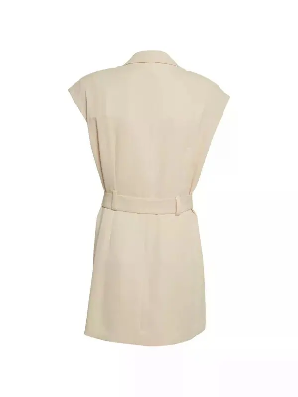 Sandro Belted Sleeveless Mini Dress