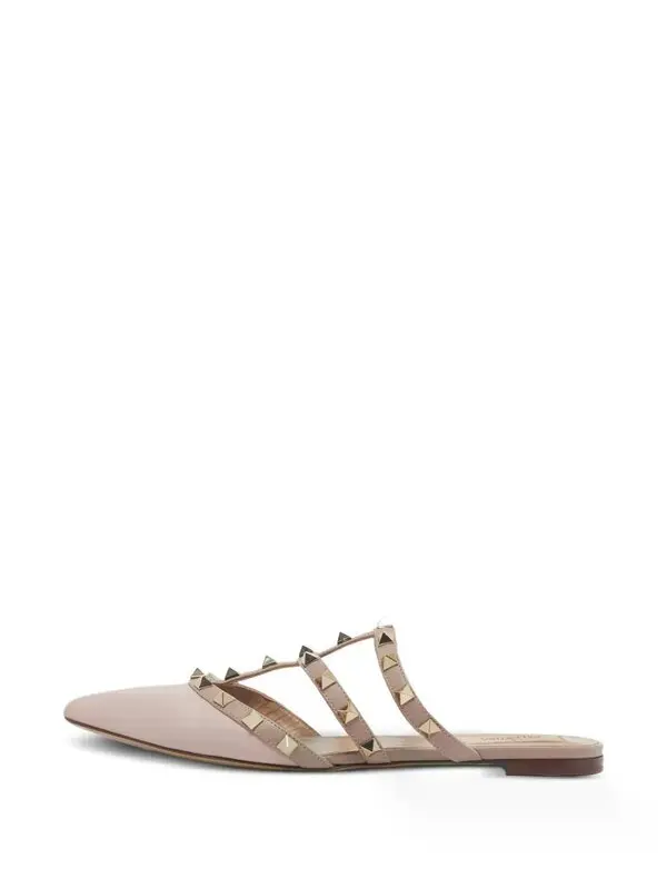 Valentino Garavani Rockstud Flat Mules - Pink