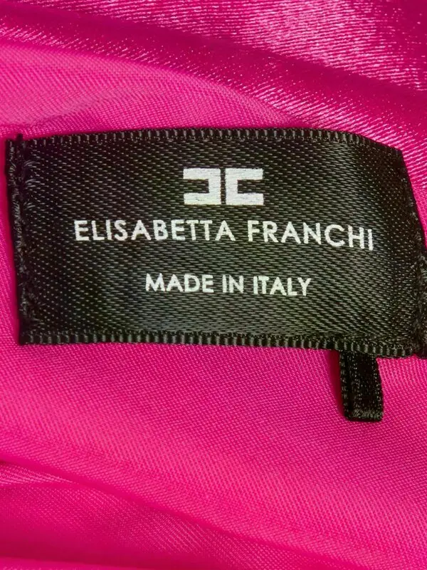 Elisabetta Franchi Draped Cut-out Maxi Dress
