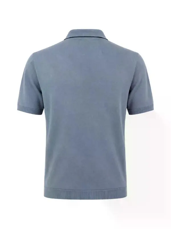 FRANZESE COLLECTION Gossip Ribbed-trim Polo Shirt