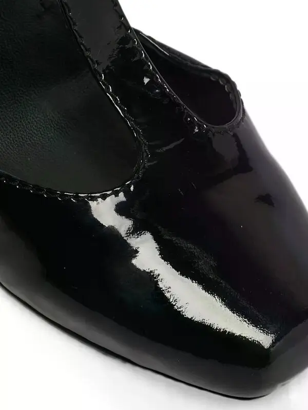 Loewe T-strap Pumps With Sculptural Heel