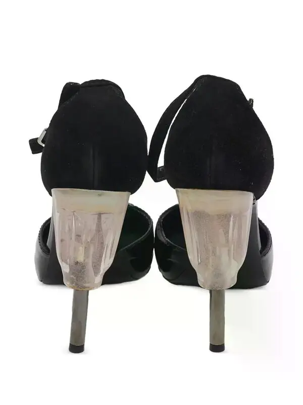 Loewe T-strap Pumps With Sculptural Heel