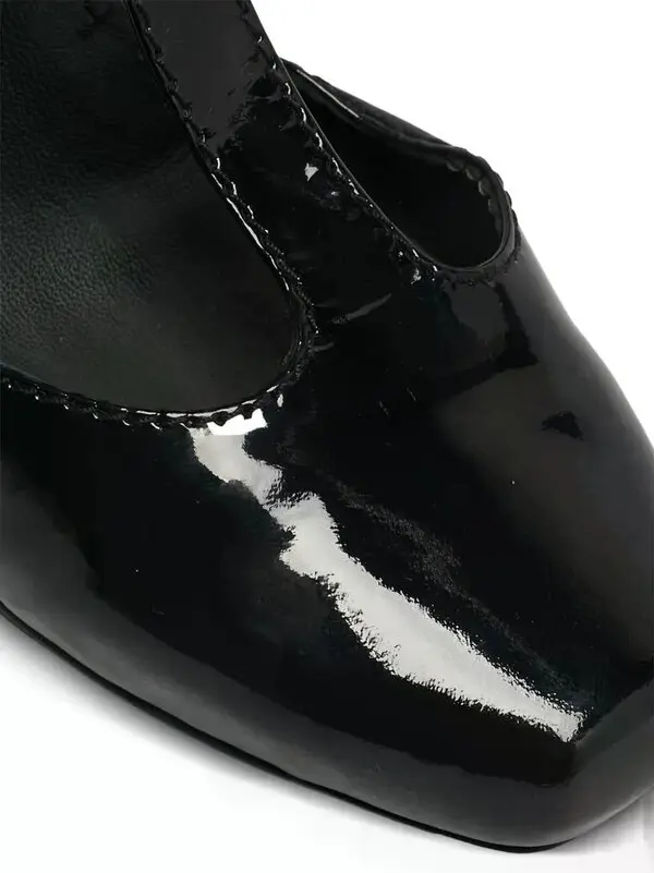 Loewe T-strap Pumps With Sculptural Heel