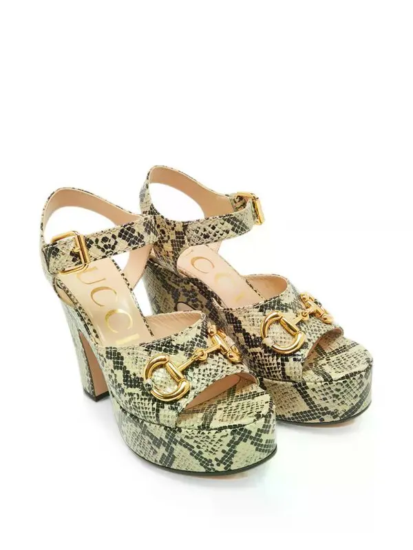 Gucci Horsebit Platform Sandals