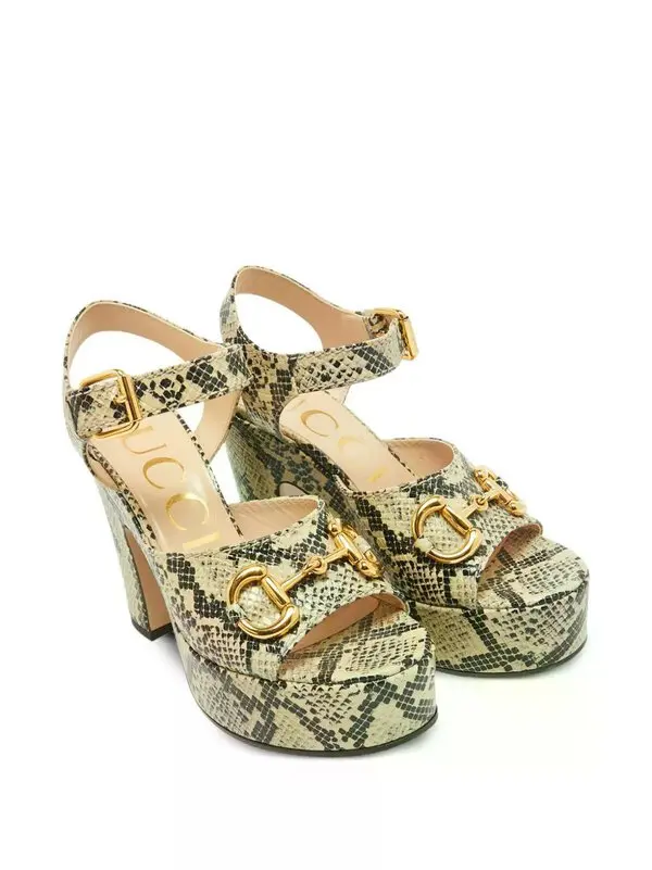 Gucci Horsebit Platform Sandals