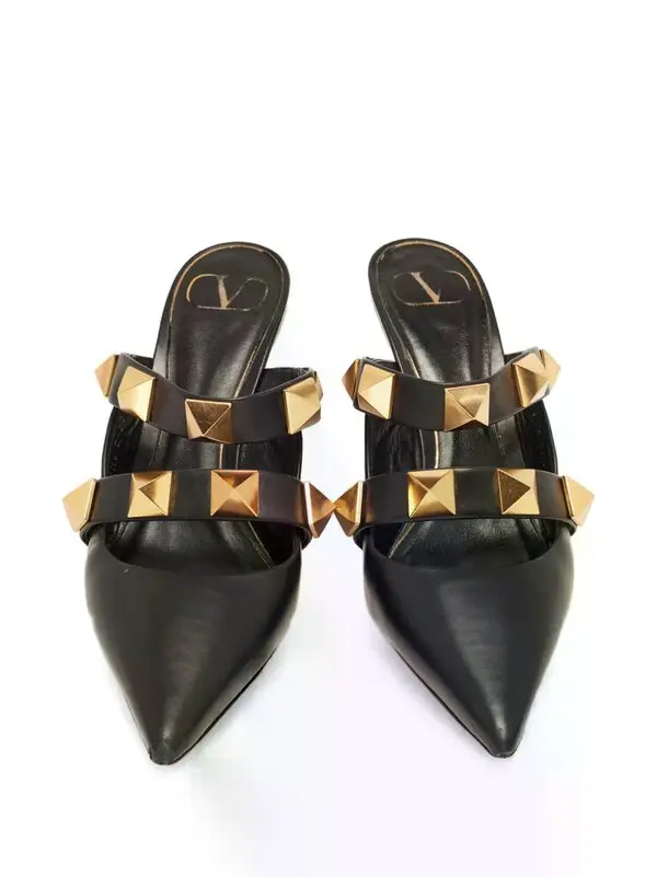 Valentino Garavani Roman Stud Leather Mules