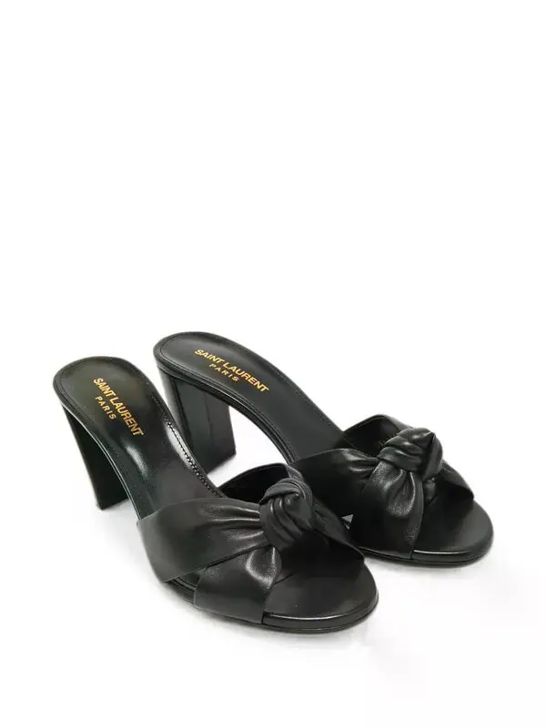 Saint Laurent Bianca Leather Sandals