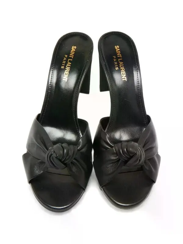 Saint Laurent Bianca Leather Sandals