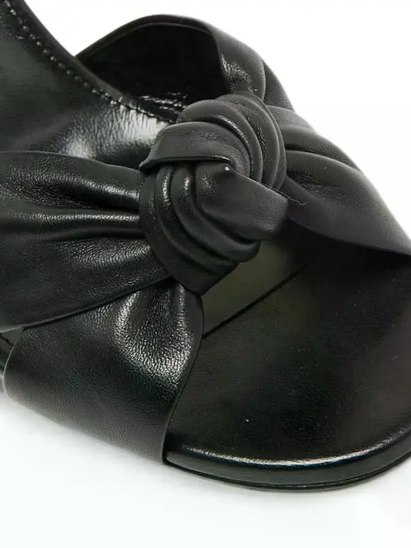 Saint Laurent Bianca Leather Sandals