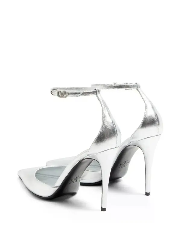 Valentino Garavani 100mm Laminated-nappa Eveninglam Pumps