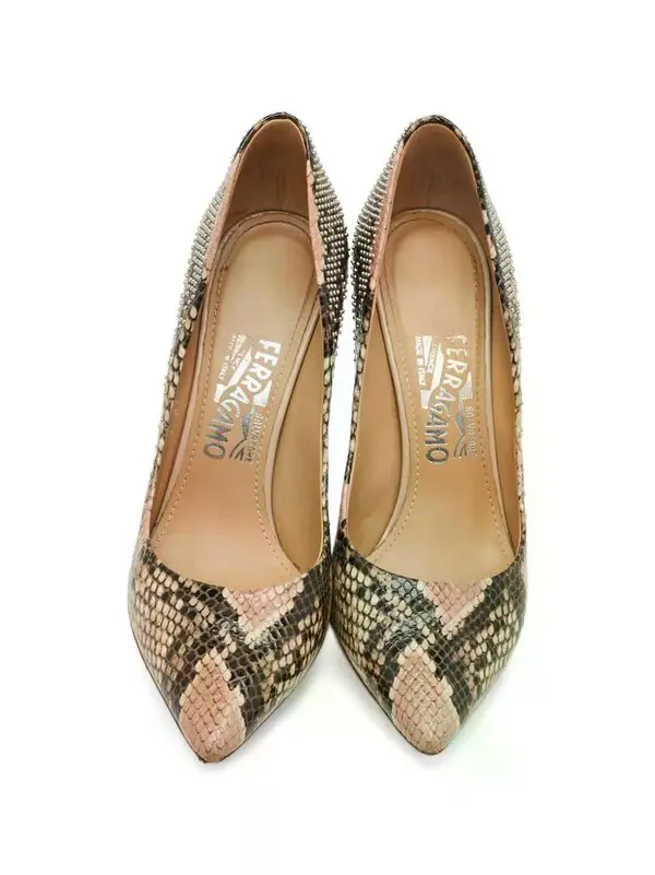 FERRAGAMO Lienna Studded Pumps
