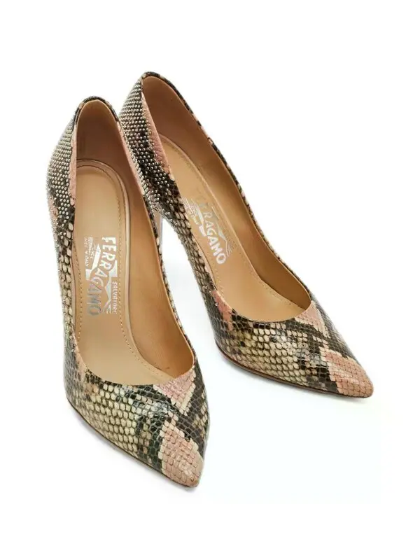 FERRAGAMO Lienna Studded Pumps