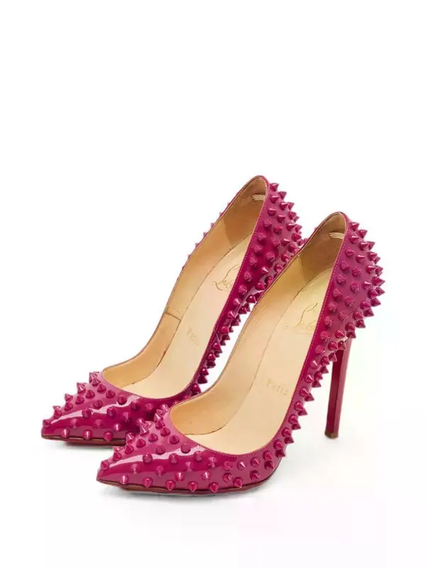 CHRISTIAN LOUBOUTIN Pigalle Spiked Pumps - Pink