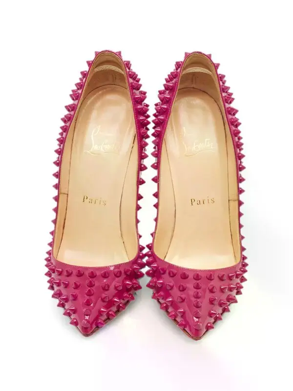 CHRISTIAN LOUBOUTIN Pigalle Spiked Pumps - Pink