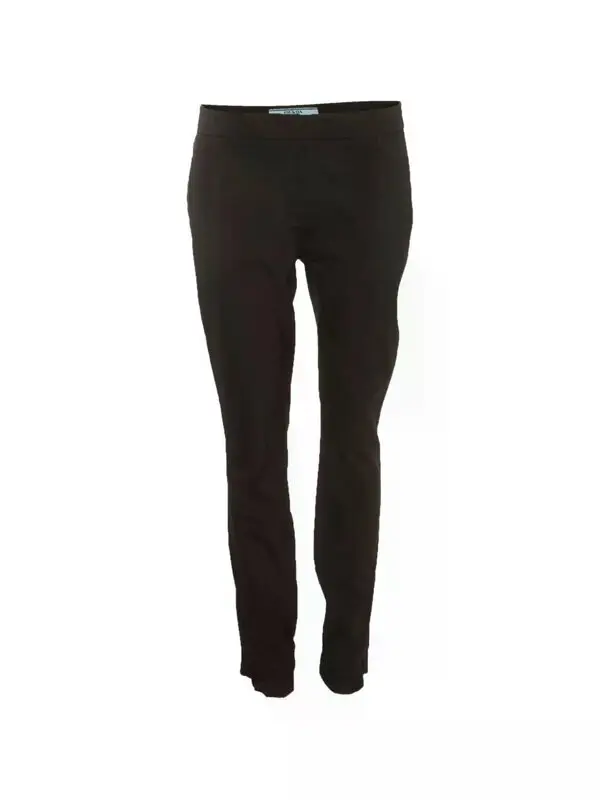 Prada Tailored Zip-detail Trousers - Black
