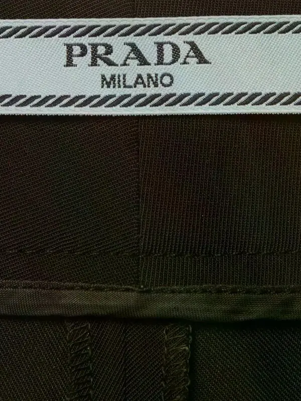 Prada Tailored Zip-detail Trousers