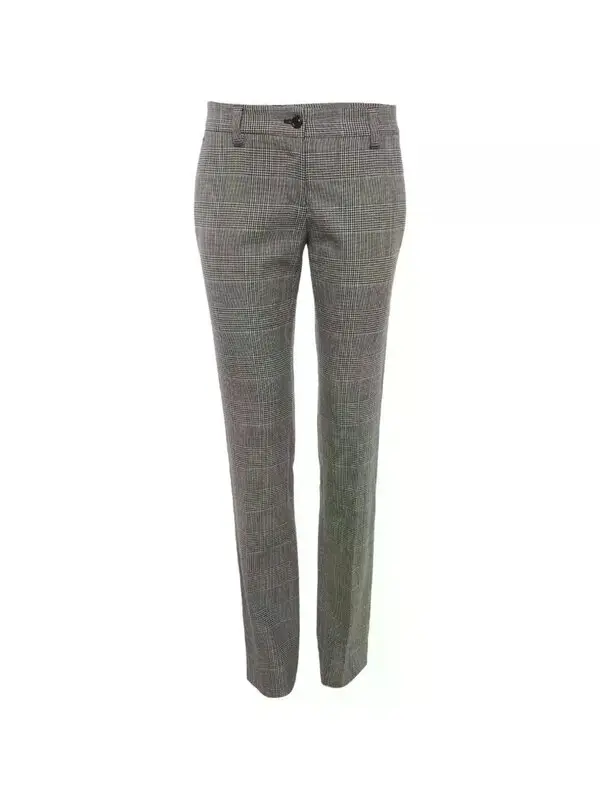 Dolce & Gabbana Houndstooth Straight-fit Trousers