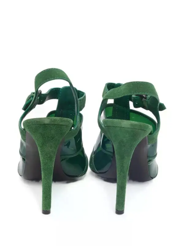 Bottega Veneta Strappy Slingback Heeled Sandals