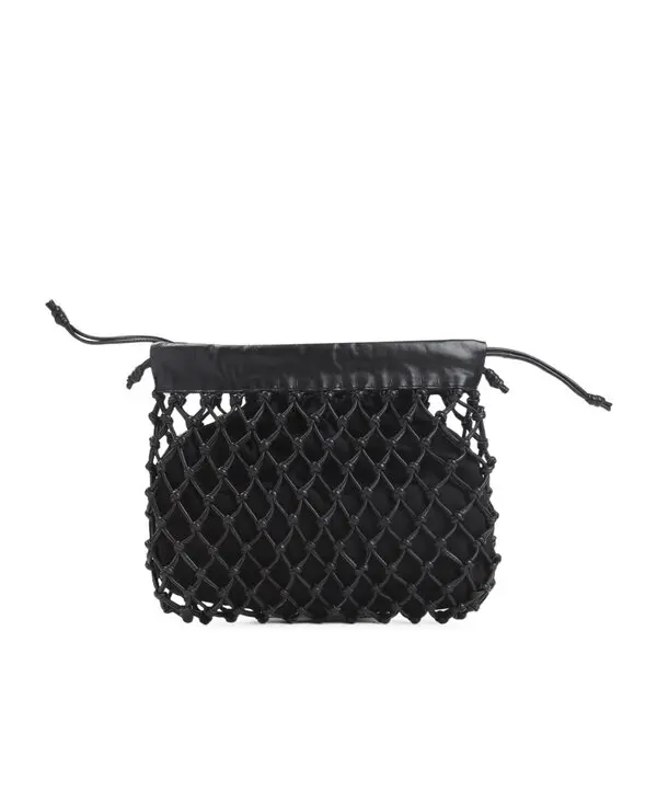 THE FRANKIE SHOP Small Morgan Mesh Pouch Bag