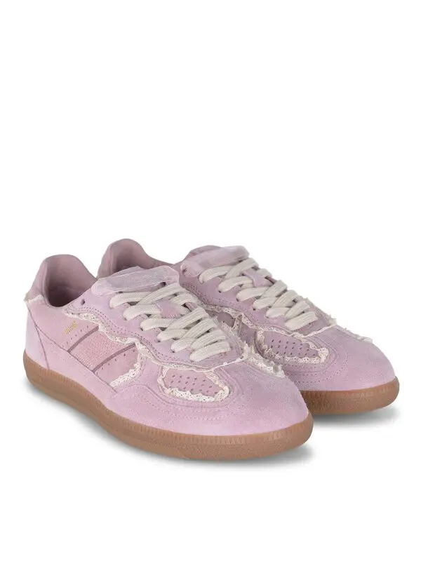ALOHAS Crochet Trim Low-top Sneakers