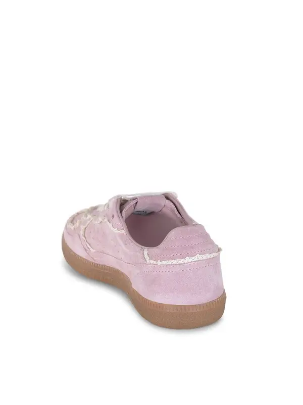 ALOHAS Crochet Trim Low-top Sneakers