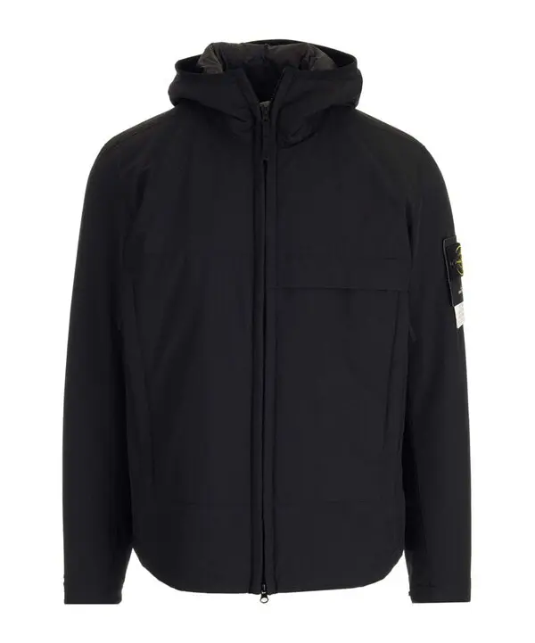 Stone Island Compass-patch Hooded Jacket