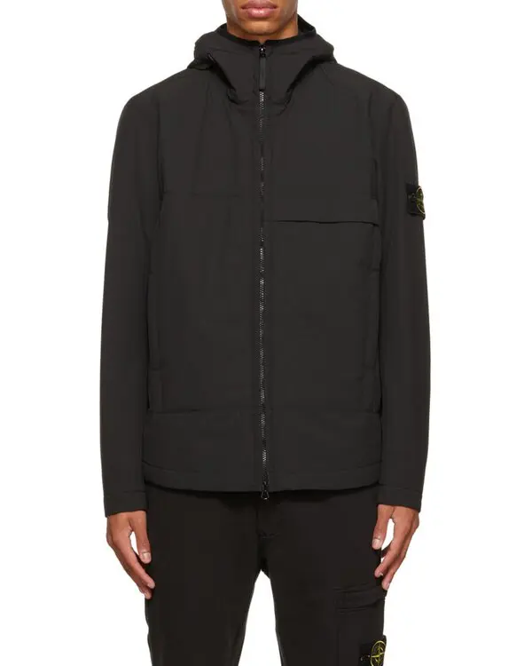 Stone Island Compass-patch Hooded Jacket