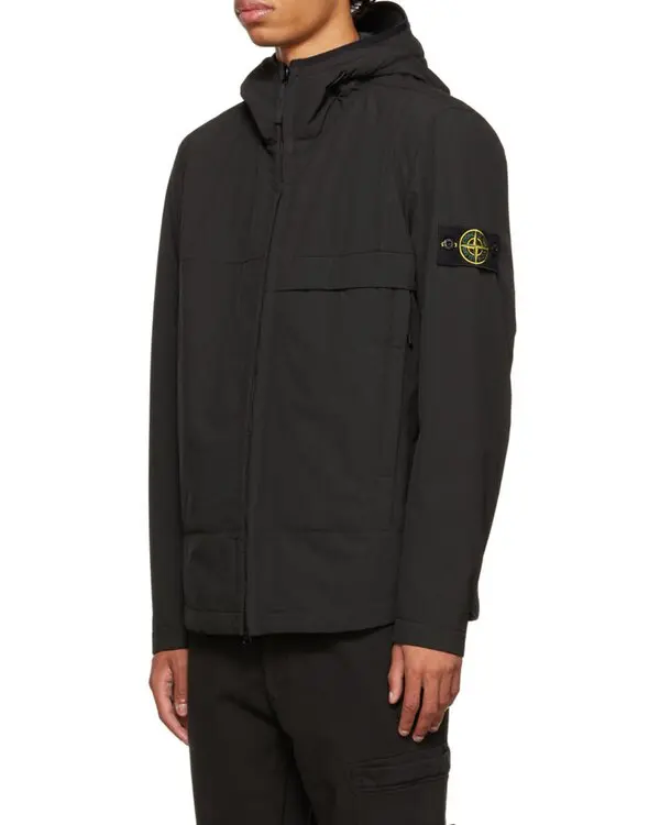 Stone Island Compass-patch Hooded Jacket