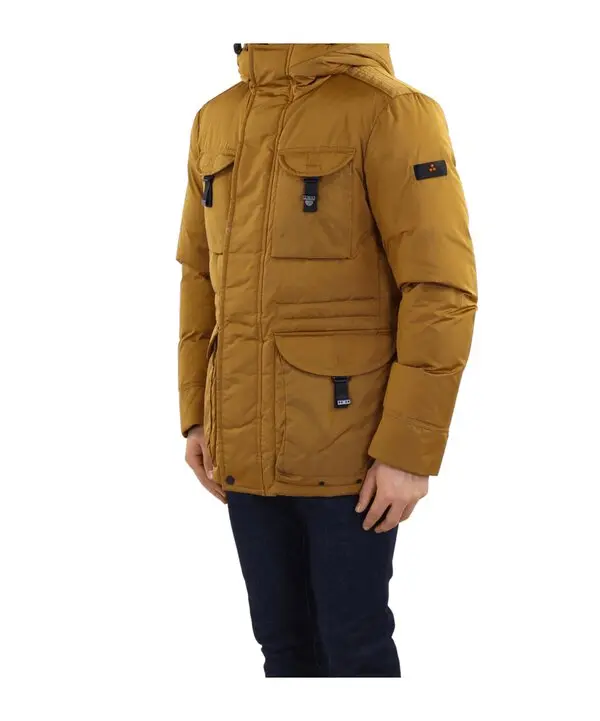 Peuterey High Neck Jacket With Buckle Detail