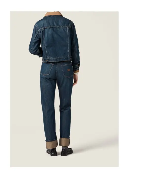 Miu Miu Button-up Denim Jacket