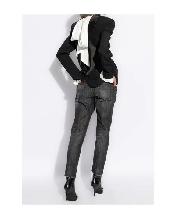 Dsquared2 Bow Detail Logo Plaque Shirt