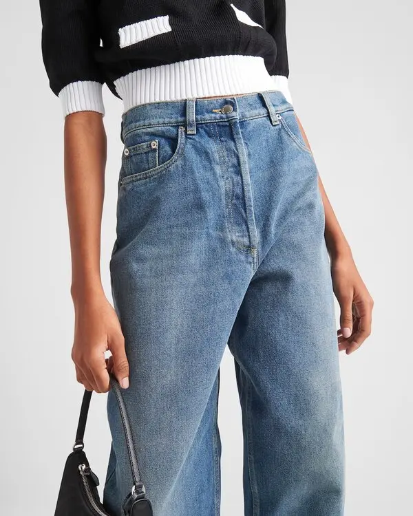 Prada High-waisted Denim Jeans