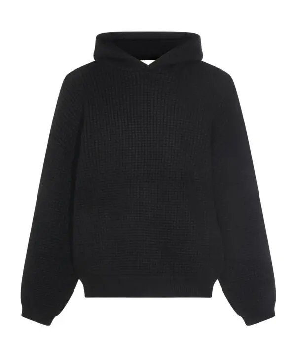 Fear Of God Heavy Waffle 90s Hoodie - Black