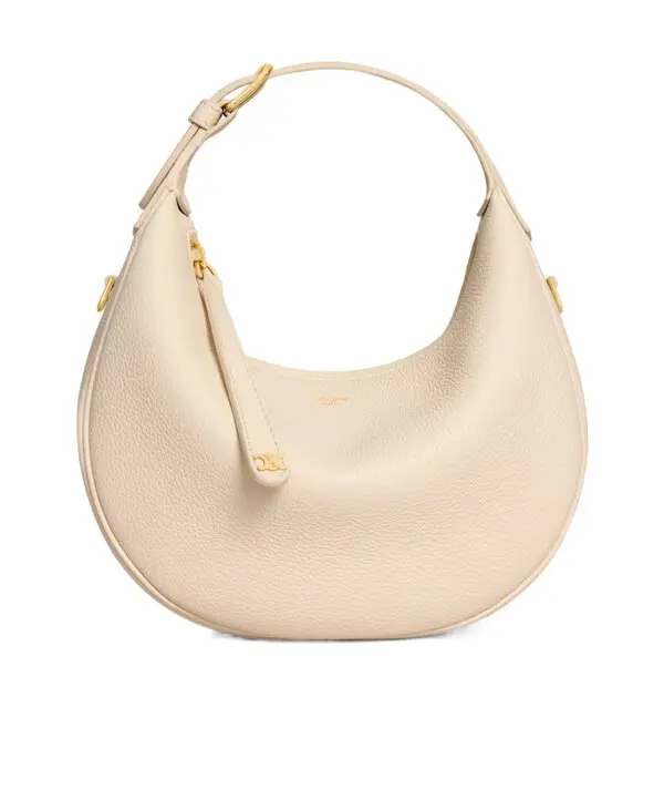 Celine Teen Lulu In Grained Calfskin - Cream