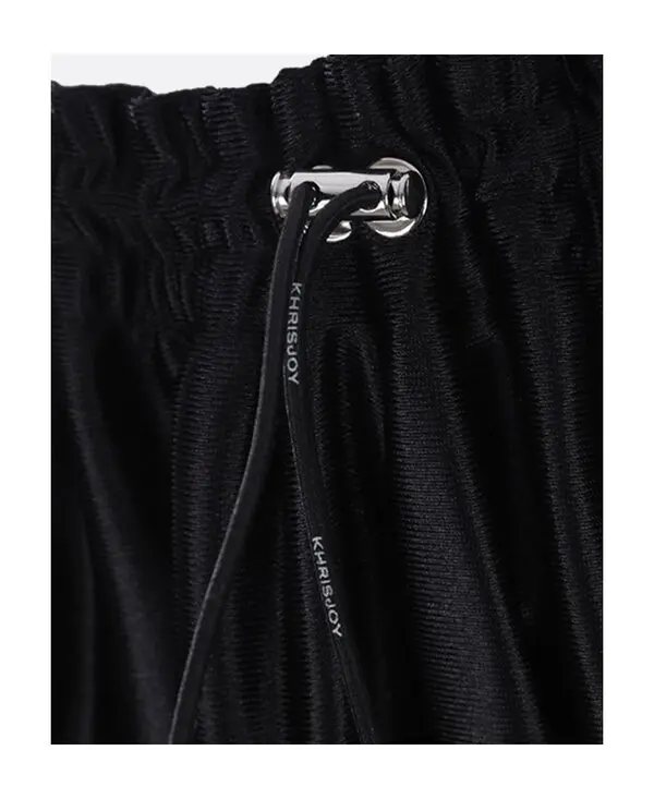 Khrisjoy Metallic-effect Elastic Drawstring Waist Trousers