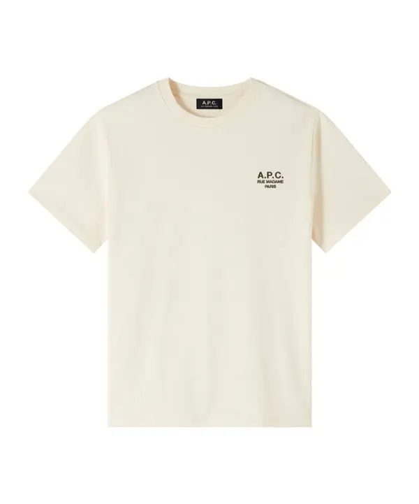 A.p.c. Logo Embroidered Crewneck T-shirt - White