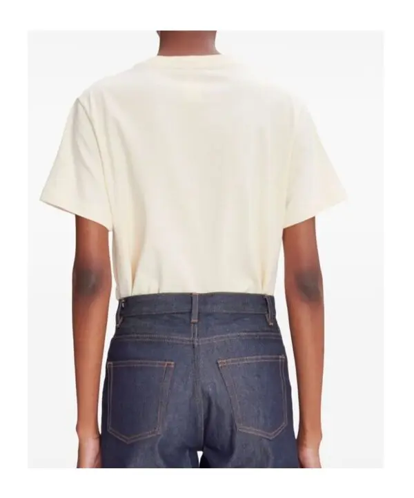 A.p.c. Logo Embroidered Crewneck T-shirt