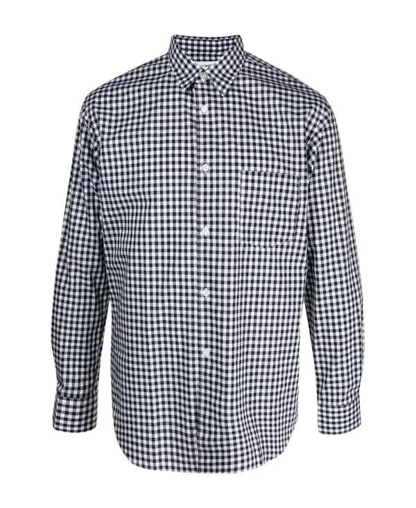 Comme Des Garçons Forever Checked Shirt - Gray