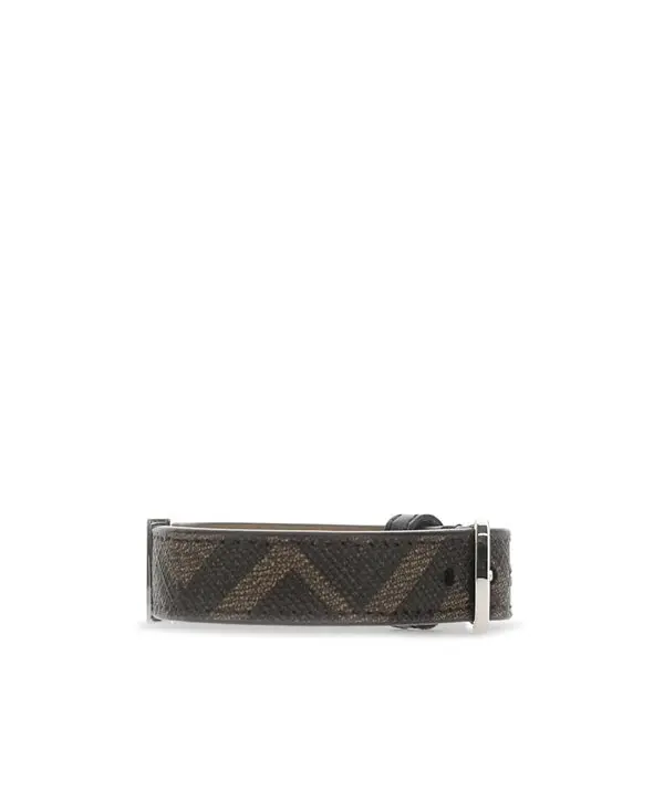 Fendi Ff Logo Pattern Bracelet