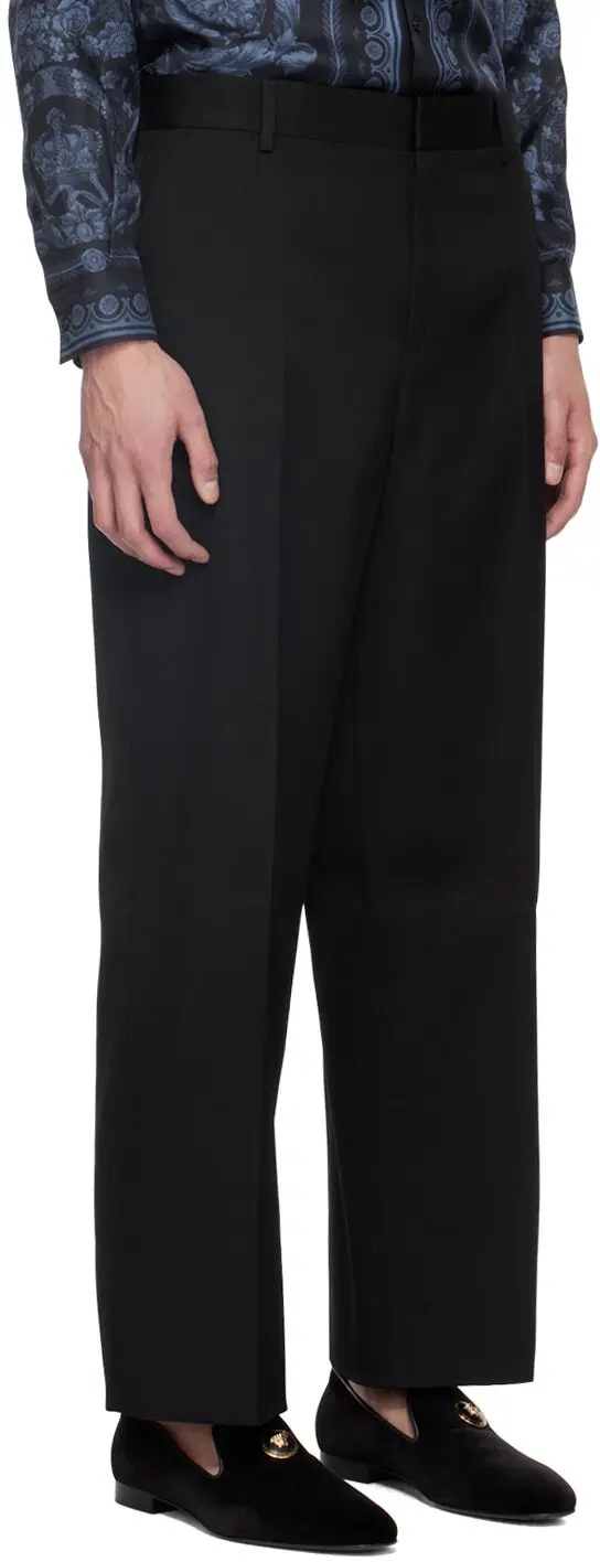 Versace Mid-rise Wide-leg Trousers