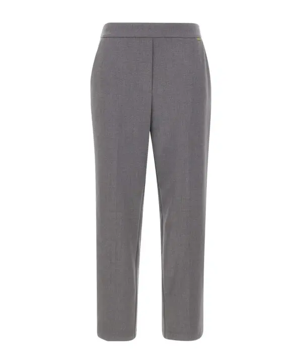 KAOS Pressed-crease Trousers With Elasticated Waist
