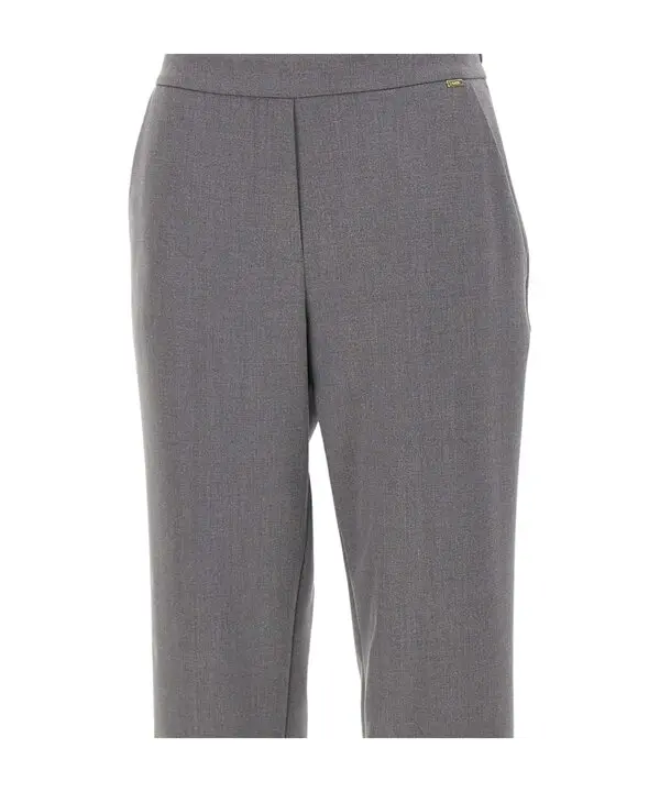 KAOS Pressed-crease Trousers With Elasticated Waist
