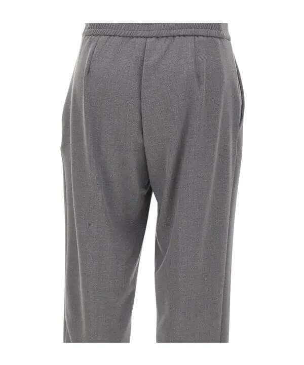 KAOS Pressed-crease Trousers With Elasticated Waist
