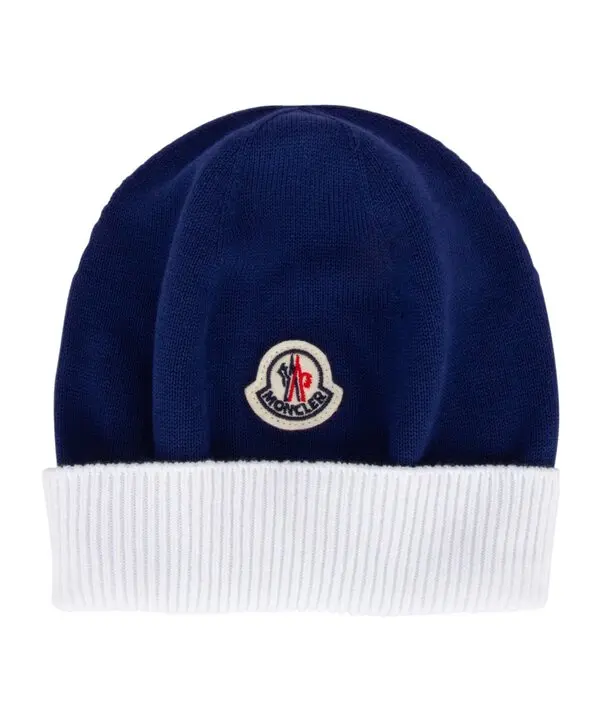 Moncler Cotton Set With Decal Logo - Blue